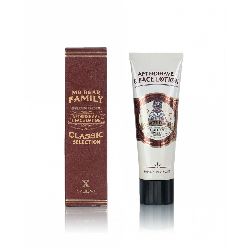 Mr Bear Family Lotion Après-Rasage 50ml "Golden Ember"